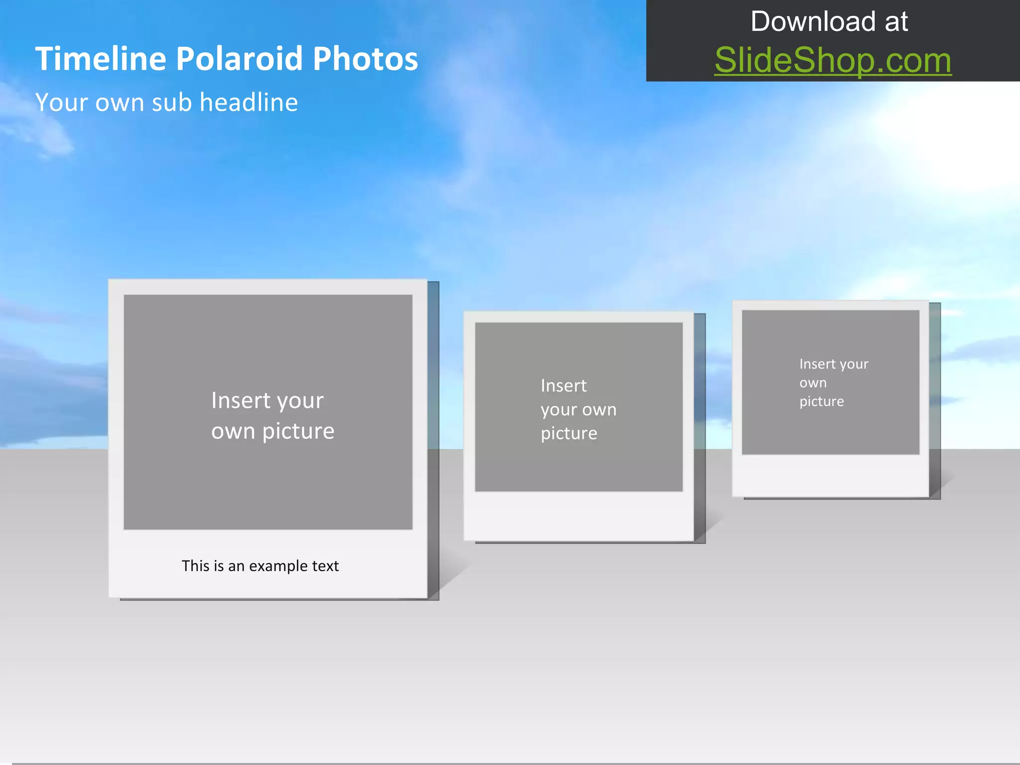 Timeline polaroid photos | PPT