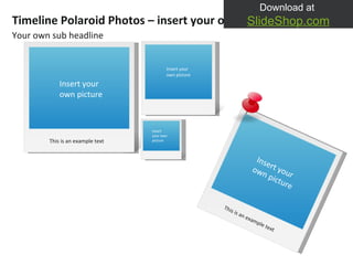 Timeline polaroid photos | PPT