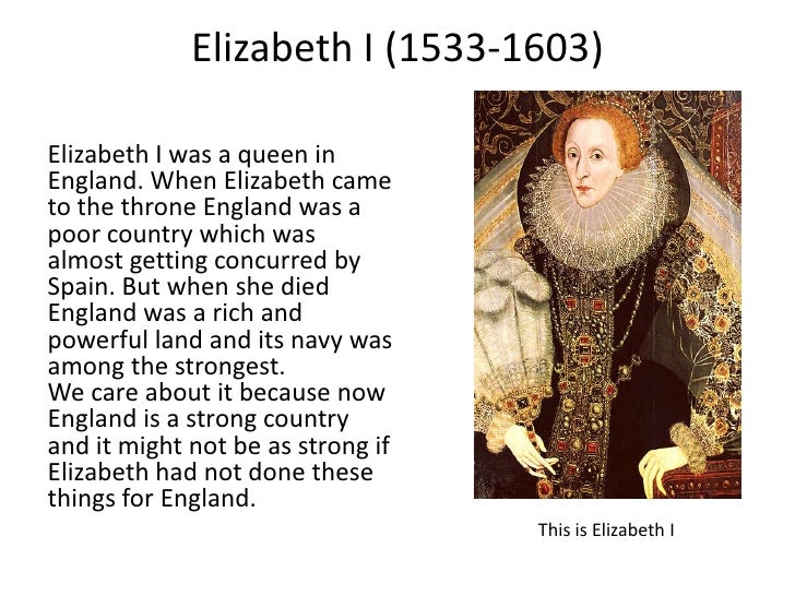 Queen Elizabeth I Biography Timeline Queen Elizabeth 1
