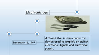 Timeline presentation in computer 12 | PPTX