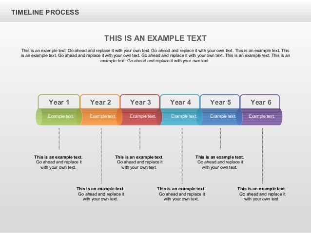 Timeline Process Toolbox for PowerPoint by PoweredTemplate.com