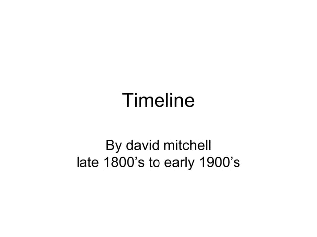 Timeline project for us history | PPT