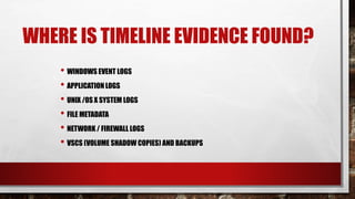 Timelines | PPTX | Operating Systems | Computer Software and Applications