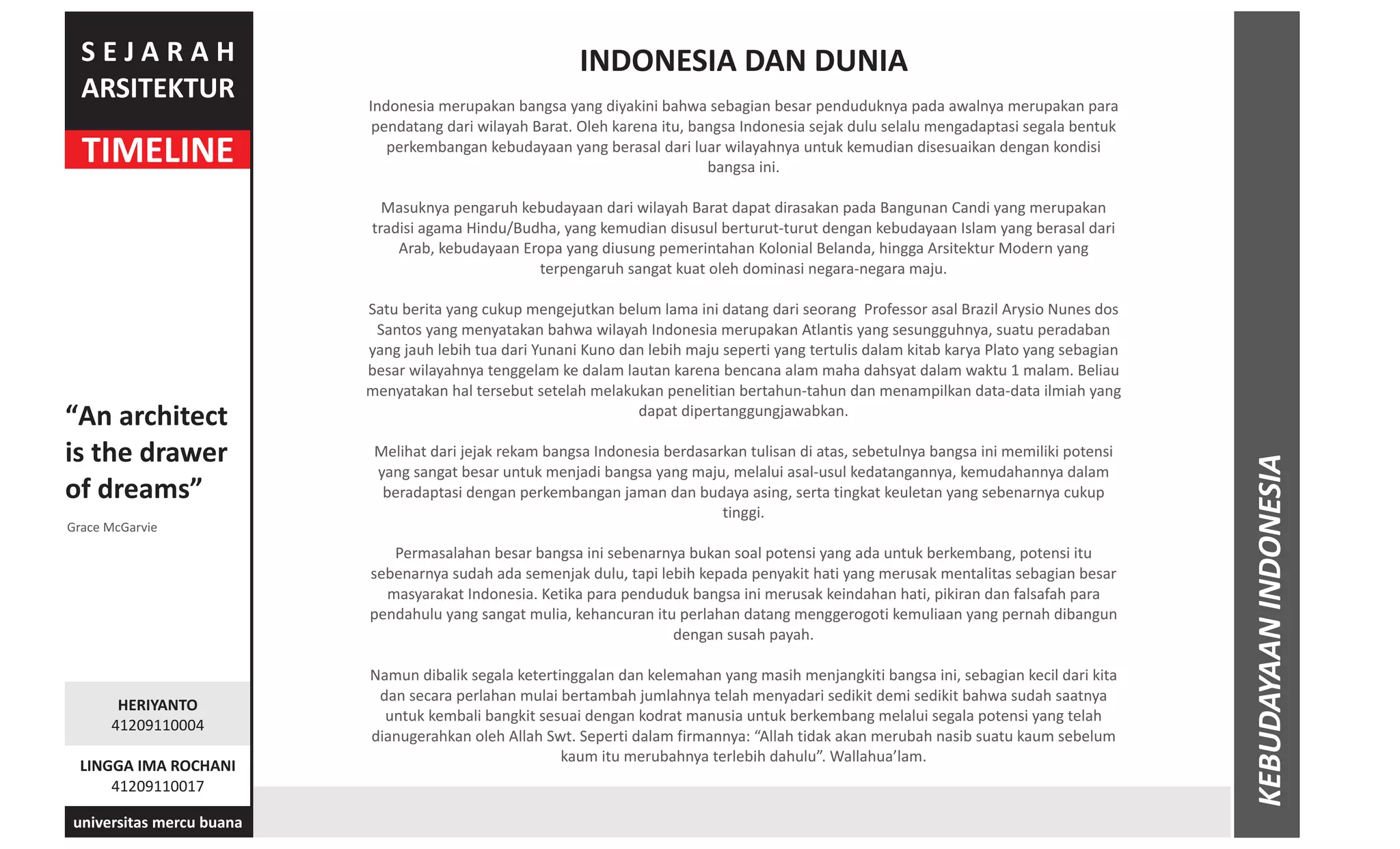 Timeline Sejarah Arsitektur | PDF