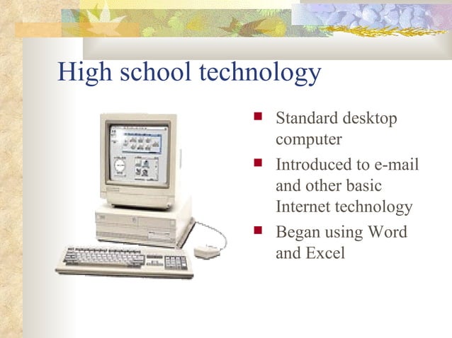 ed tech timeline Tobler | PPT