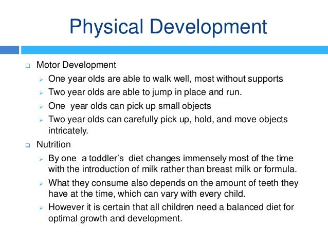 Timeline toddlerhood
