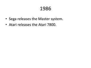 Timeline of video game consoles | PPT