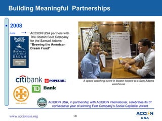 ACCION USA: From Pioneer to Leader in Domestic Microfinance | PPT