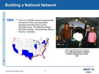 ACCION USA: From Pioneer to Leader in Domestic Microfinance | PPT