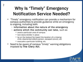 Timely Emergency Notification Systems | PPT