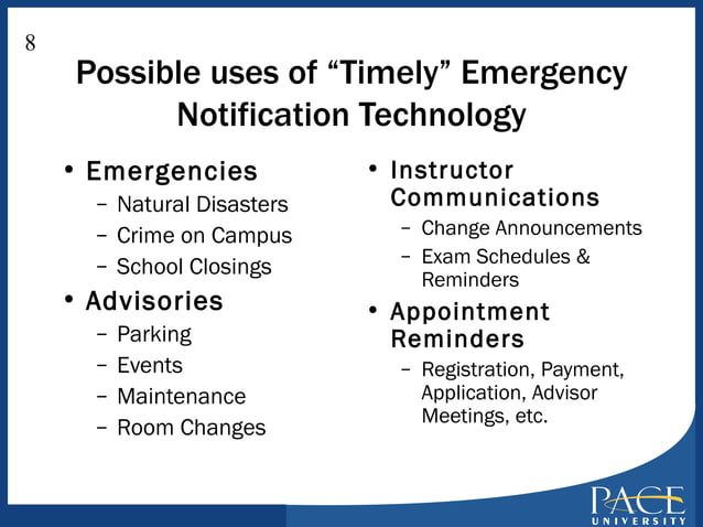 Timely Emergency Notification Systems | PPT
