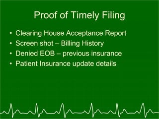 Denial - Timely filing | PPT