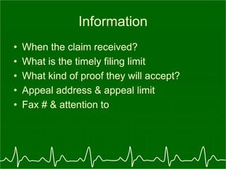 Denial - Timely filing | PPT