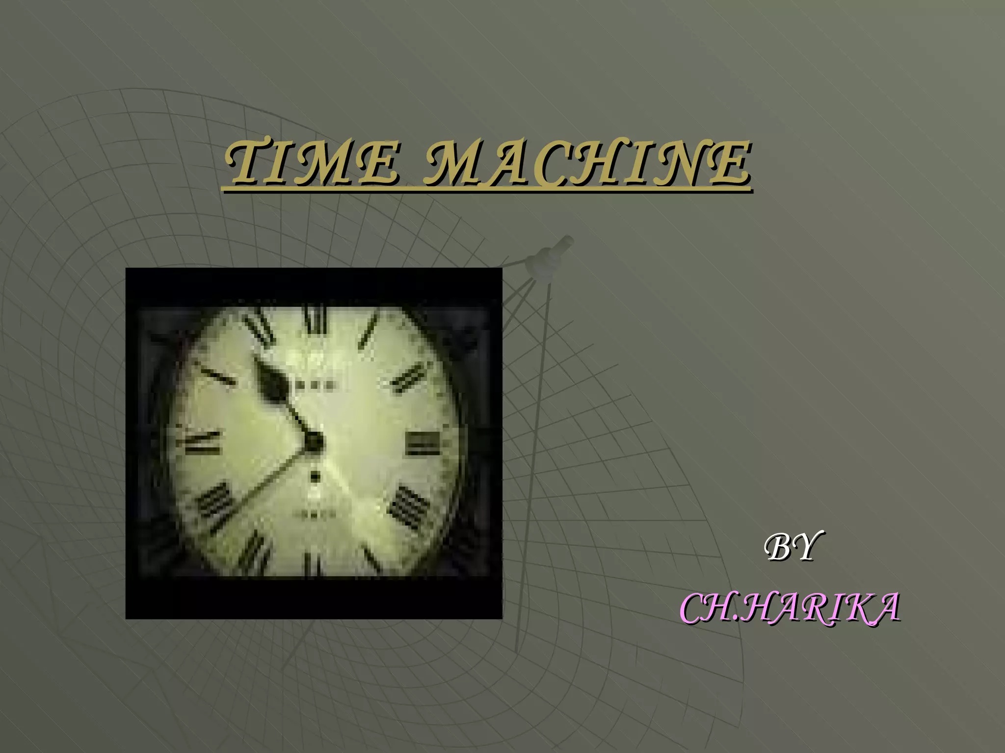 Time machine | PPT