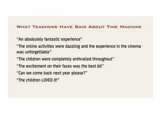 Time Machine Overview | PDF | Science Fiction | Genres