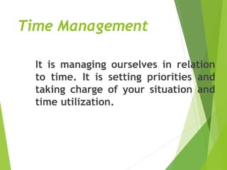 Time management 1 - copy | PPT