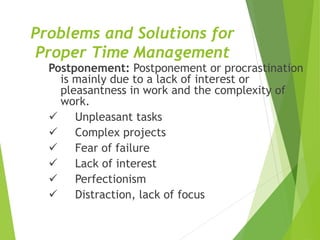 Time management 1 - copy | PPT