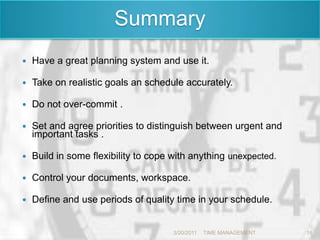 Time management | PPT