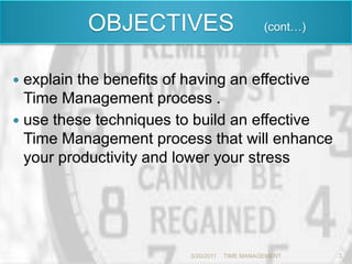 Time management | PPT