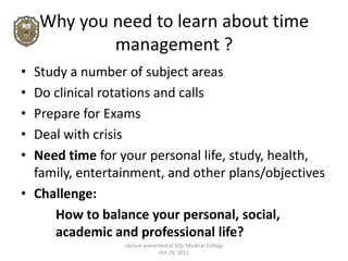 Time management | PPTX | Educational Assessment | Education