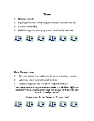Time management | PDF | Educational Assessment | Education