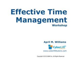 Effective Time Management: Be Productive Instead of Busy | PPT