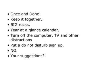 Effective Time Management: Be Productive Instead of Busy | PDF
