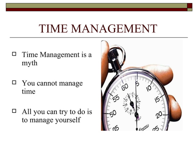 Time management | PPT