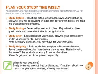 Time management | PPTX | College Planning | College Education