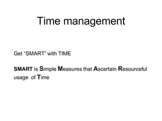 Time Management | PPT