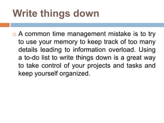 Time Management | PPTX | Homework and Study | Education