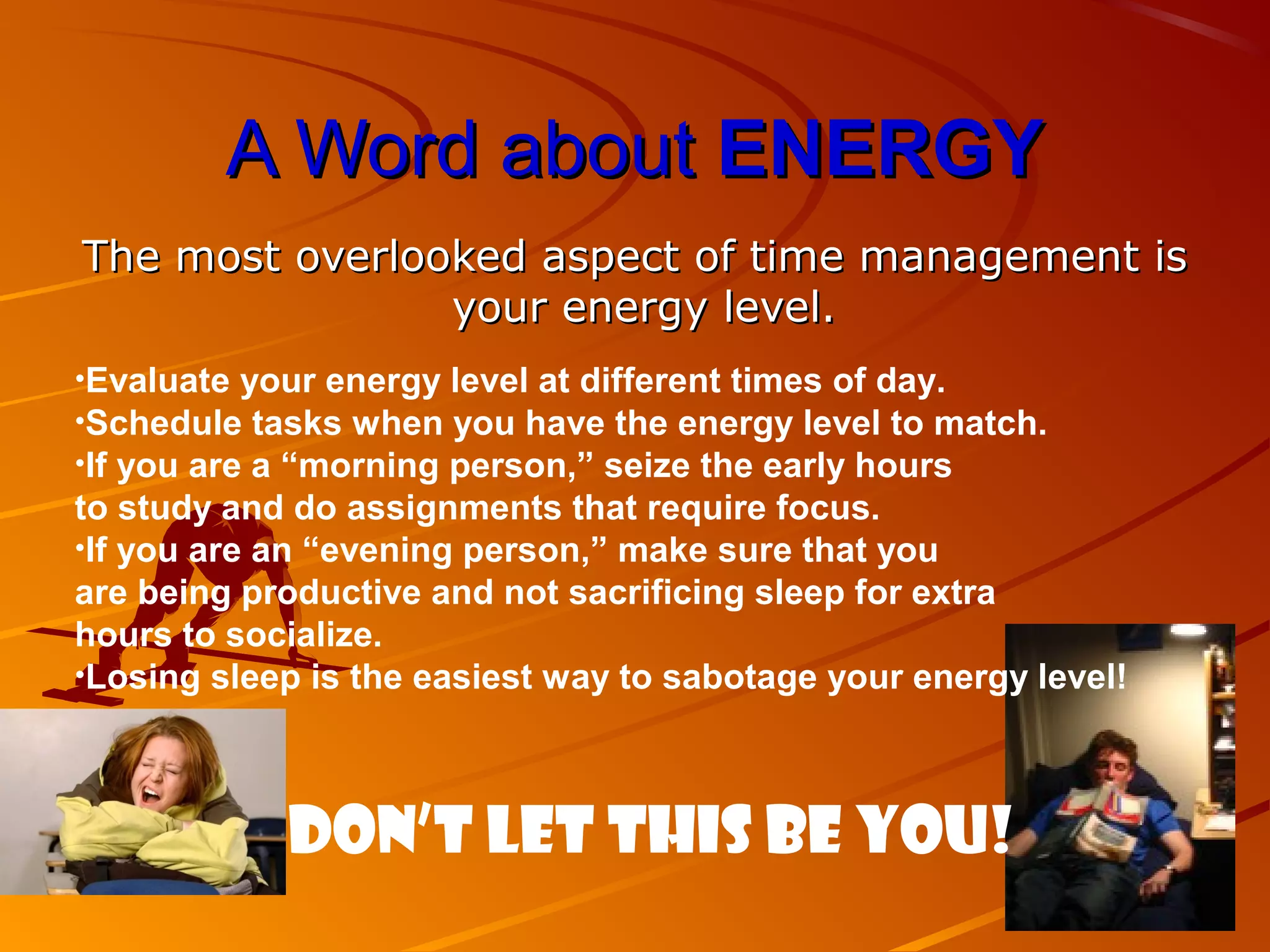 Time Management For College Students | PPT