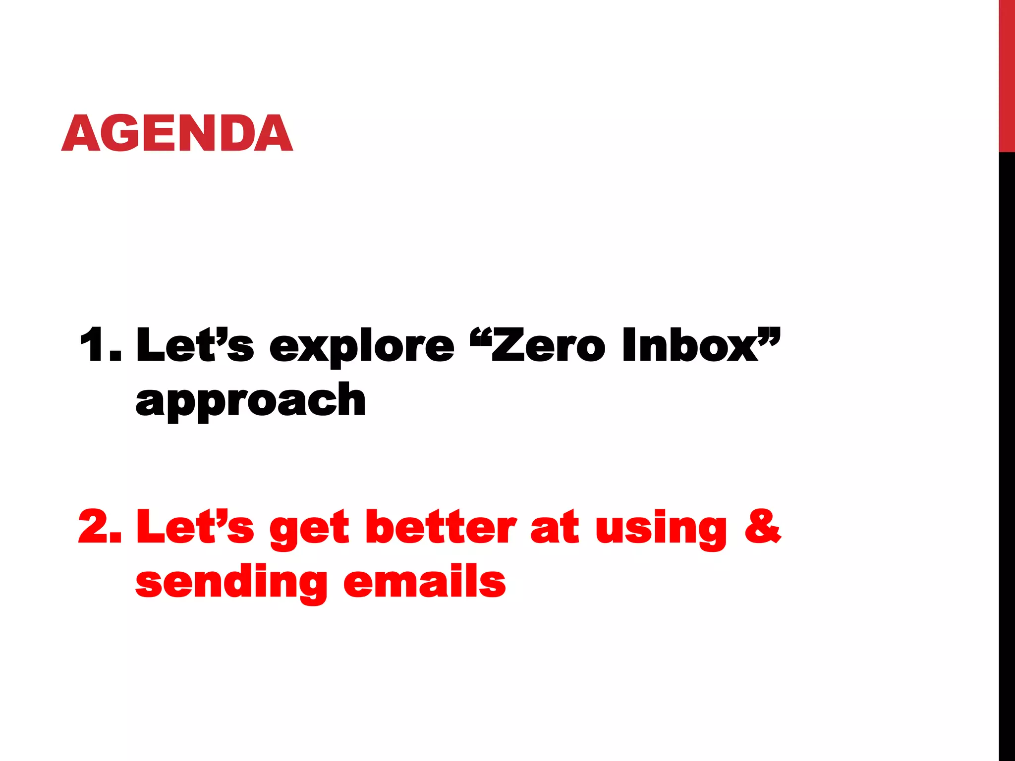 Time management: Taking Control of your email inbox | PPT