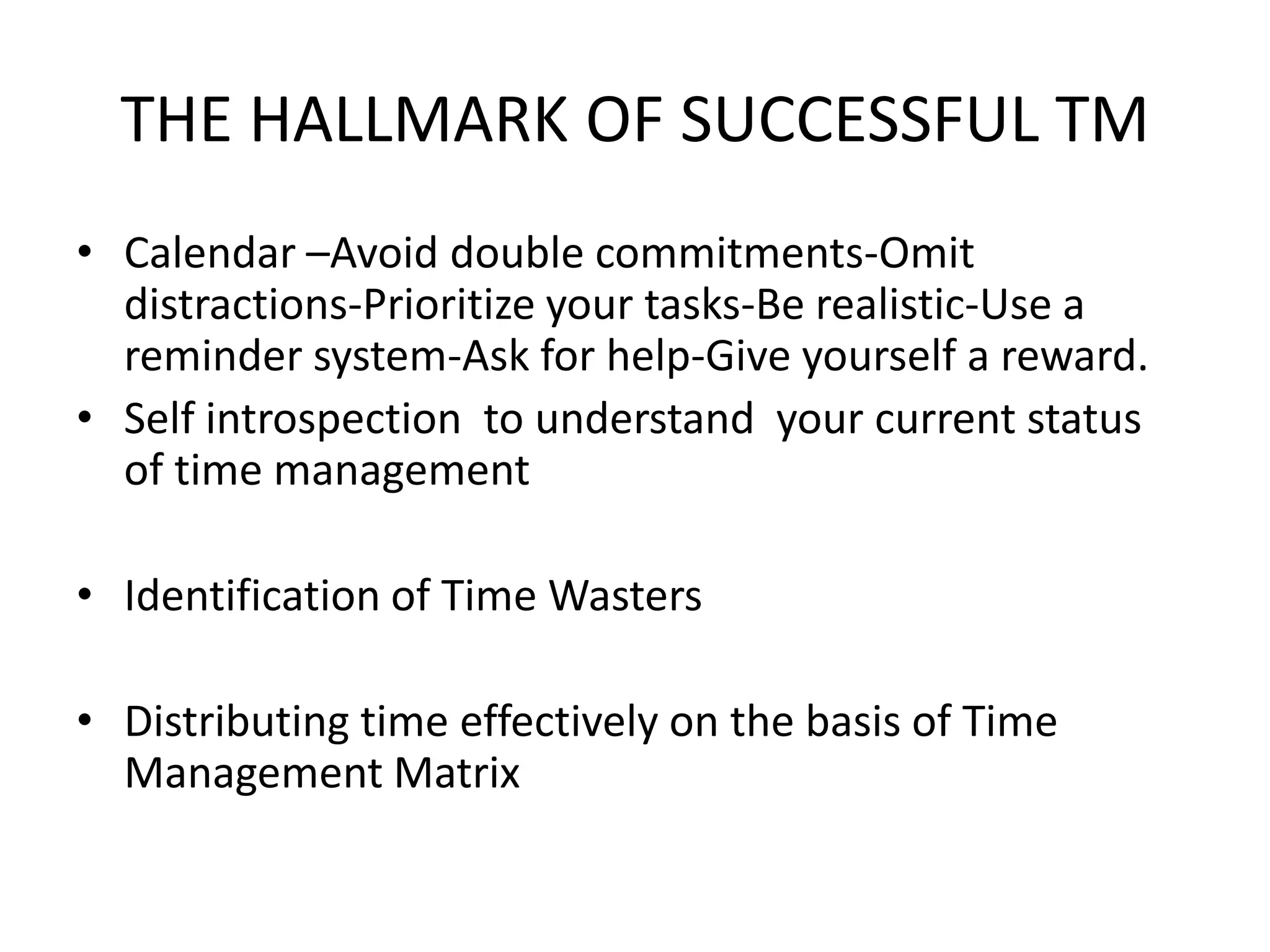 Time management as a Soft Skill | PPTX