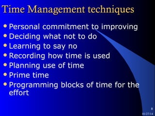 Time management | PPT