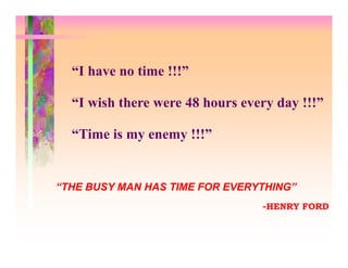 Time management: Planing and Organising | PDF | Career Advice | Careers