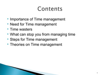 Time management | PPT