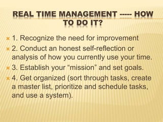 Time Management in Pharmacy Practice | PPTX