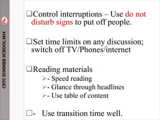 Time management | PPT