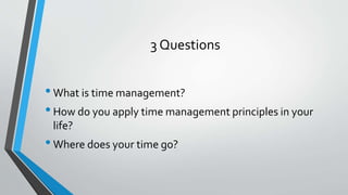 Time management | PPT