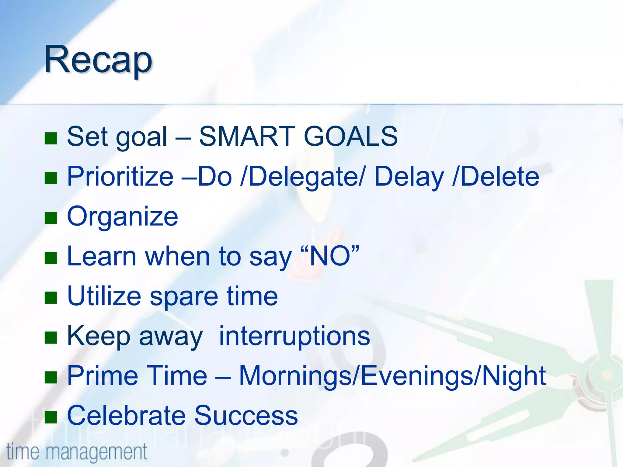 Time management | PDF | Career Advice | Careers