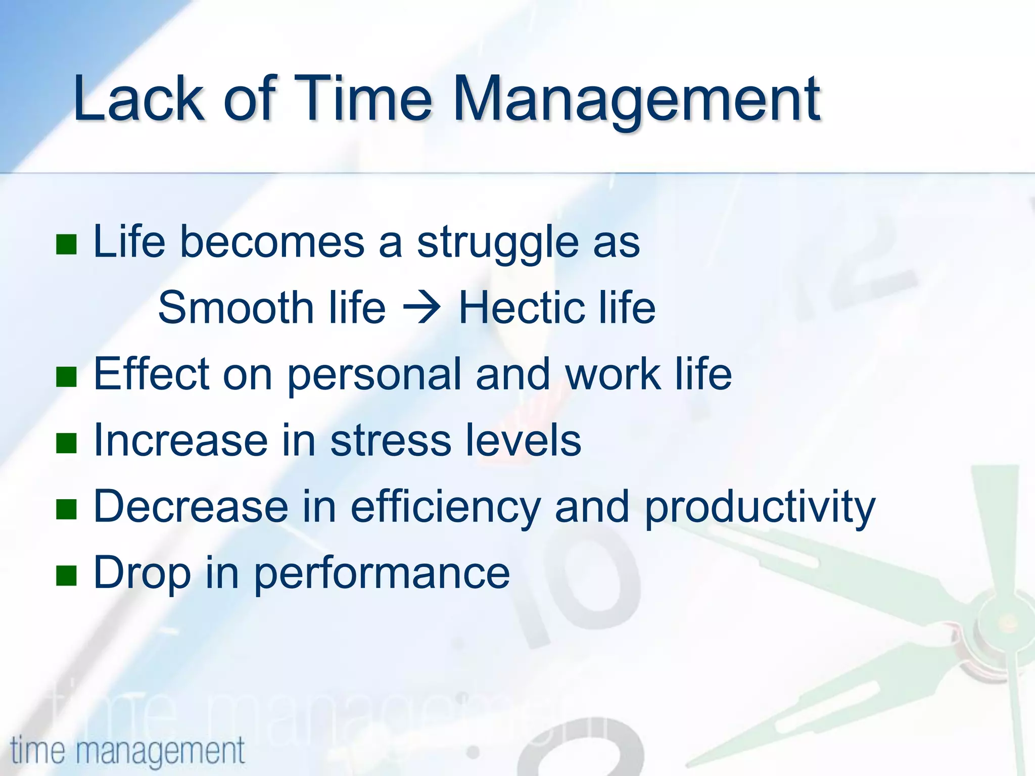 Time management | PDF