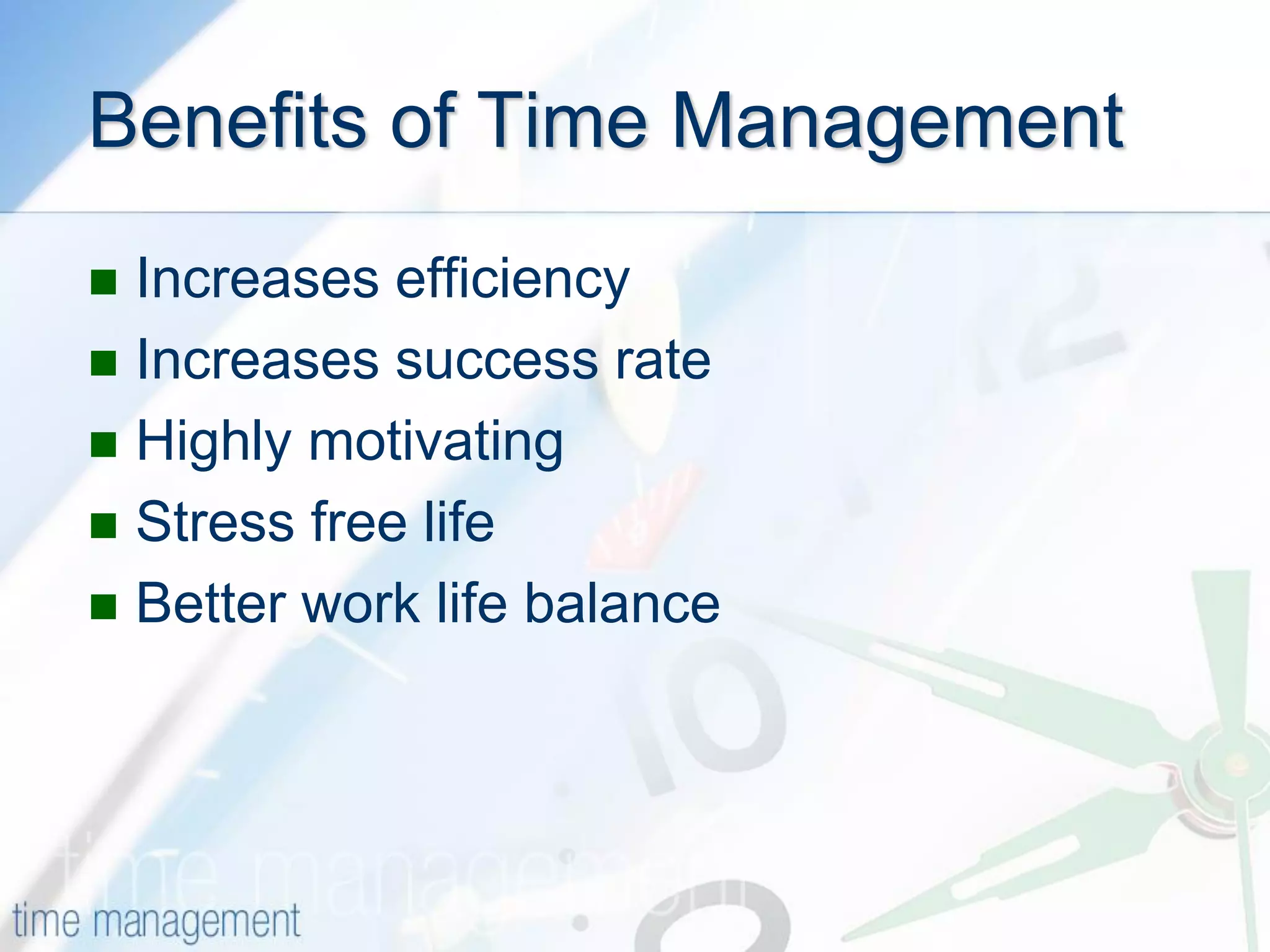 Time management | PDF