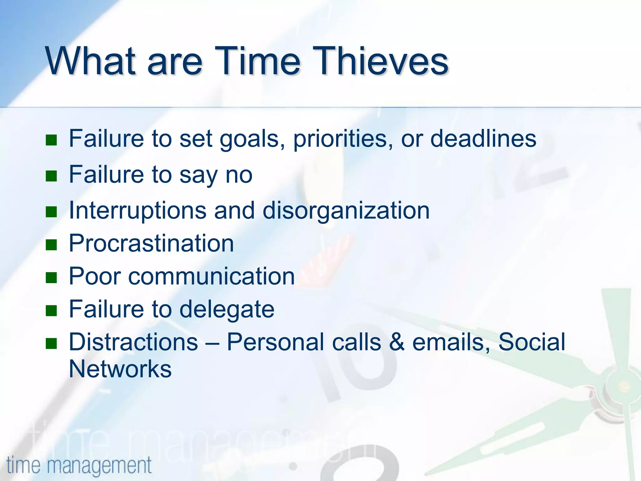 Time management | PDF