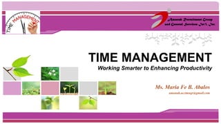 Managing Time | PPTX