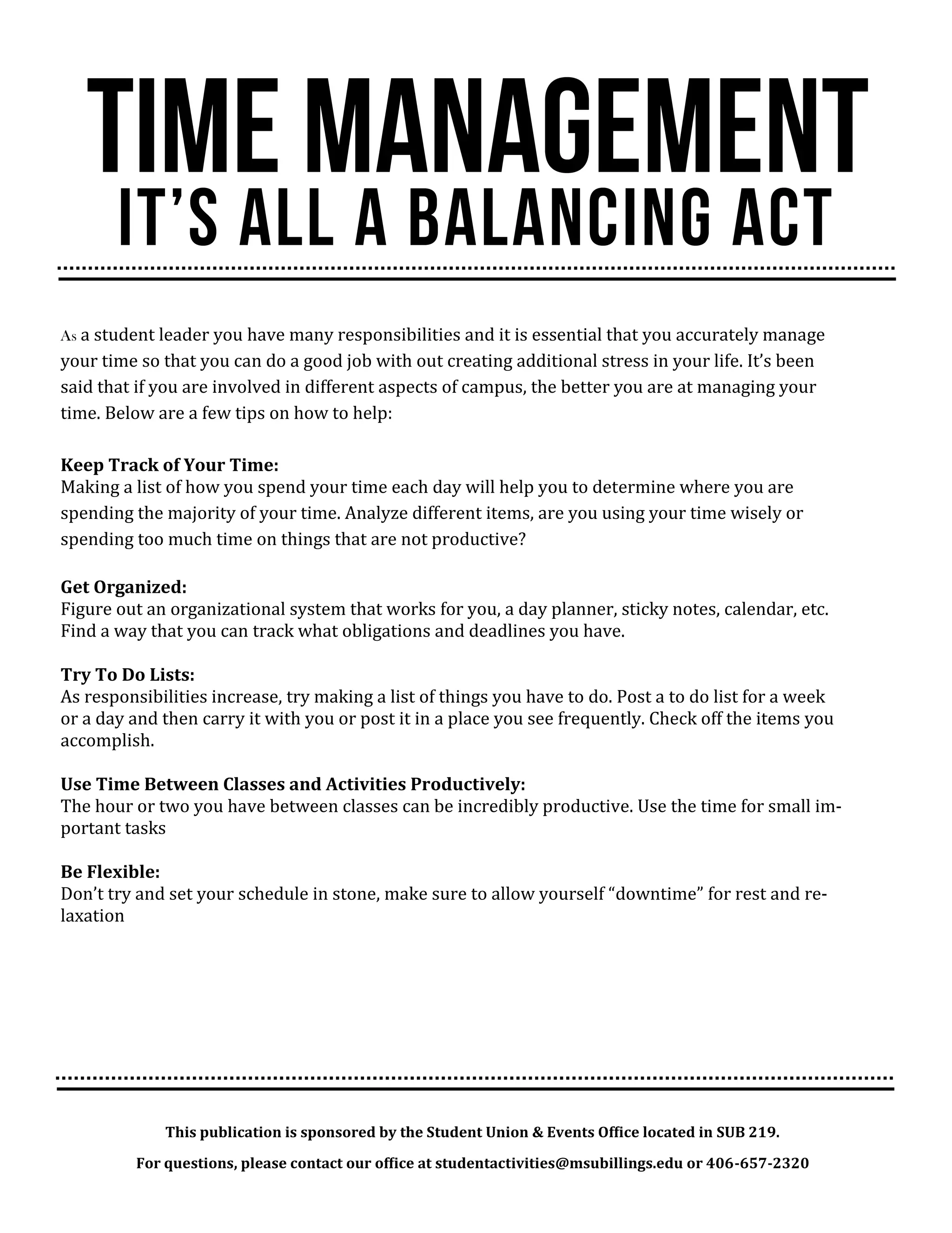 Time Management | PDF