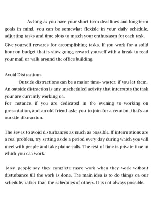 Time management | PDF