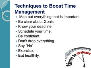 Time management skill | PPT