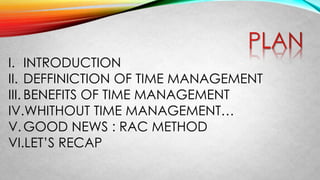 Time management | PPTX
