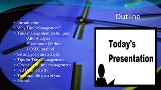 Time management | PPTX
